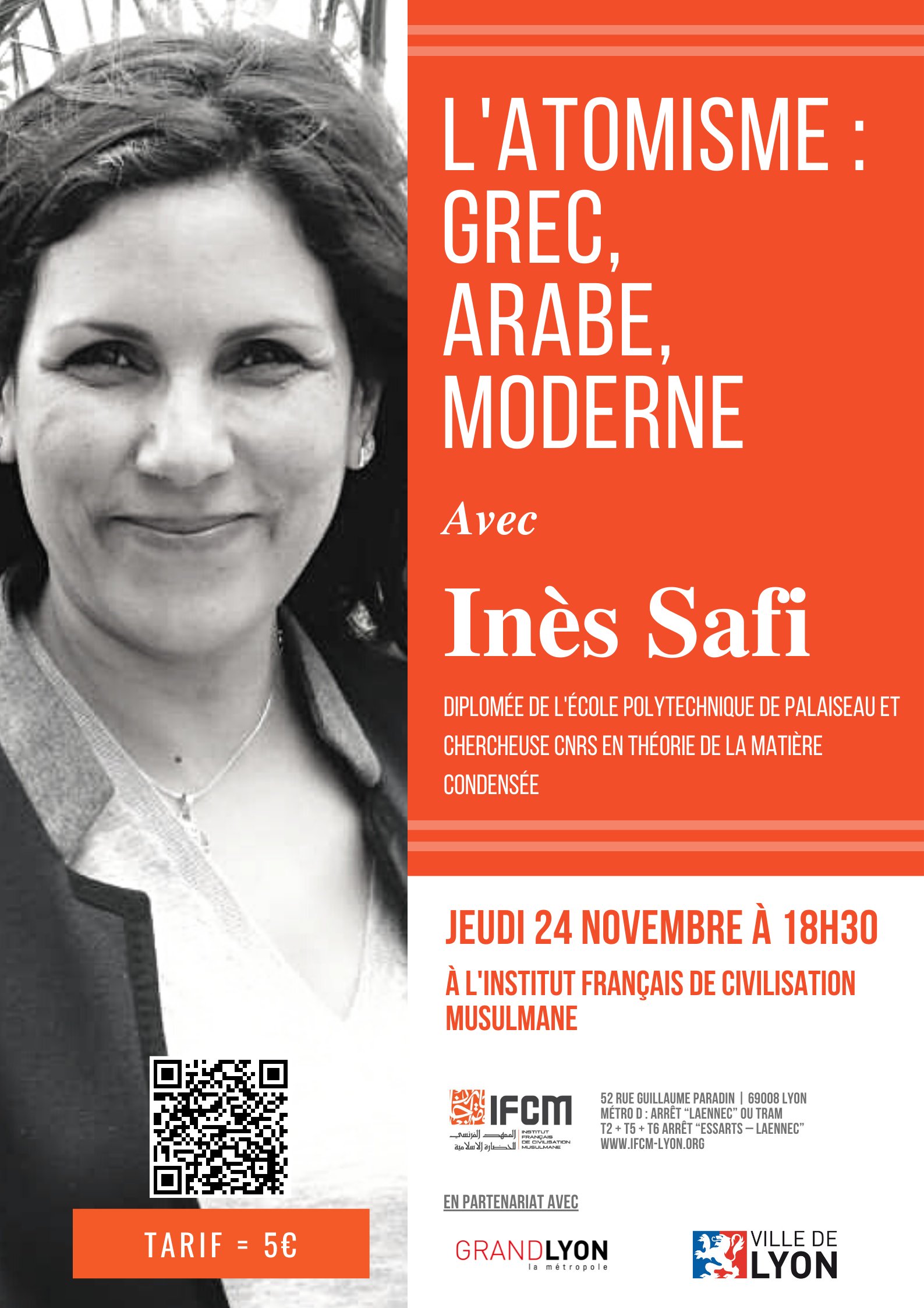 L’atomisme : grec, arabe, moderne, avec Inès Safi | Agenda | SaphirNews ...
